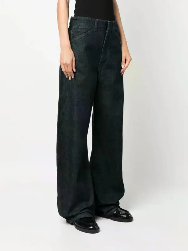 LEMAIRE Seamless Mid-rise Wide-leg Jeans