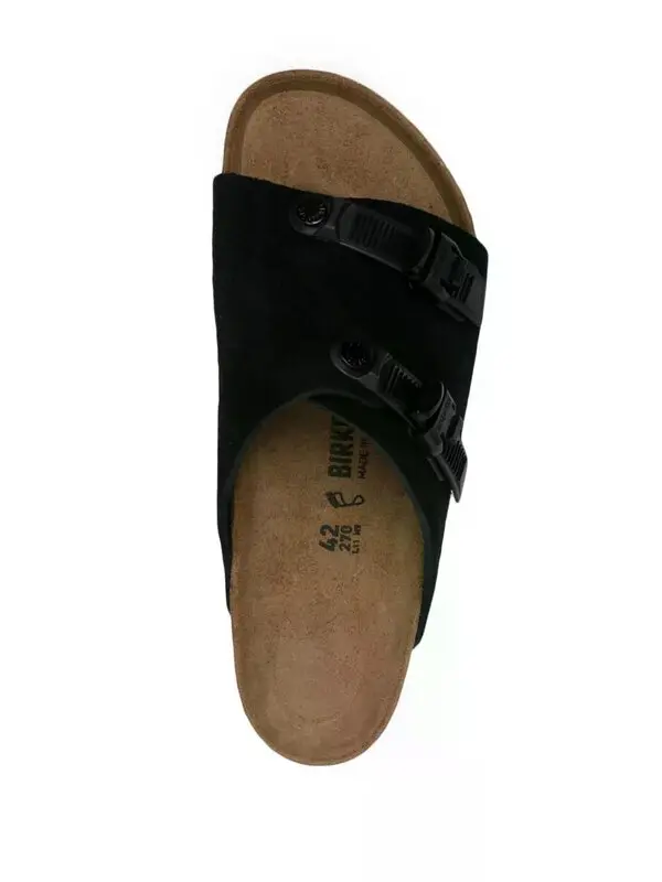 BIRKENSTOCK Arizona Suede Sandals - Black