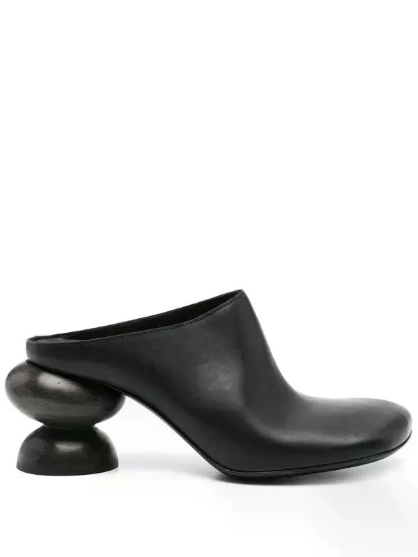 UMA WANG Sculpted-heel Mules