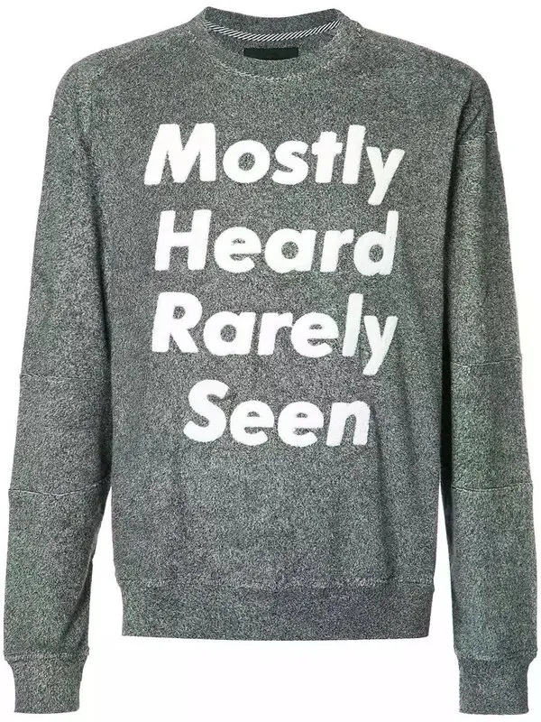 MOSTLY HEARD RARELY SEEN Logo Print Sweatshirt