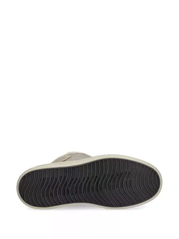 BLAUER. Suede Ankle Boots - Grey