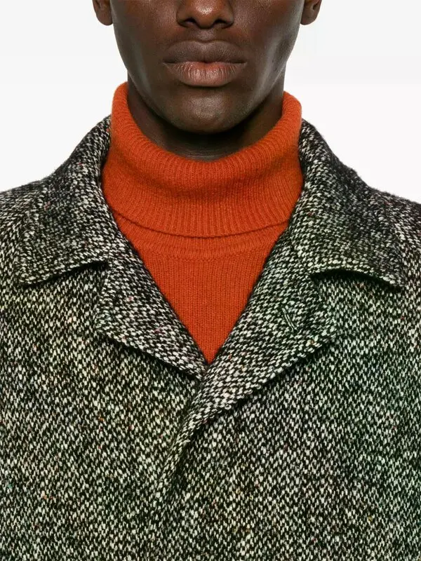 Tagliatore Notched-collar Single-breasted Coat