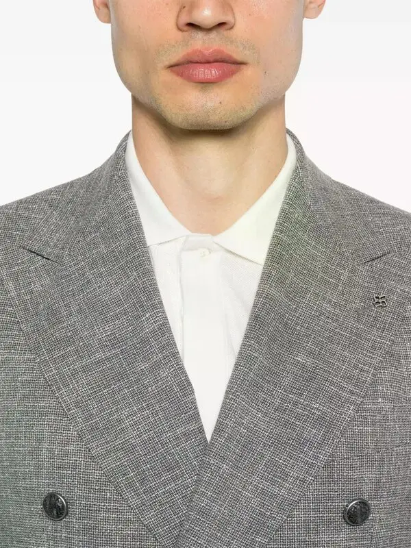 Tagliatore Double-breasted Blazer - Grey