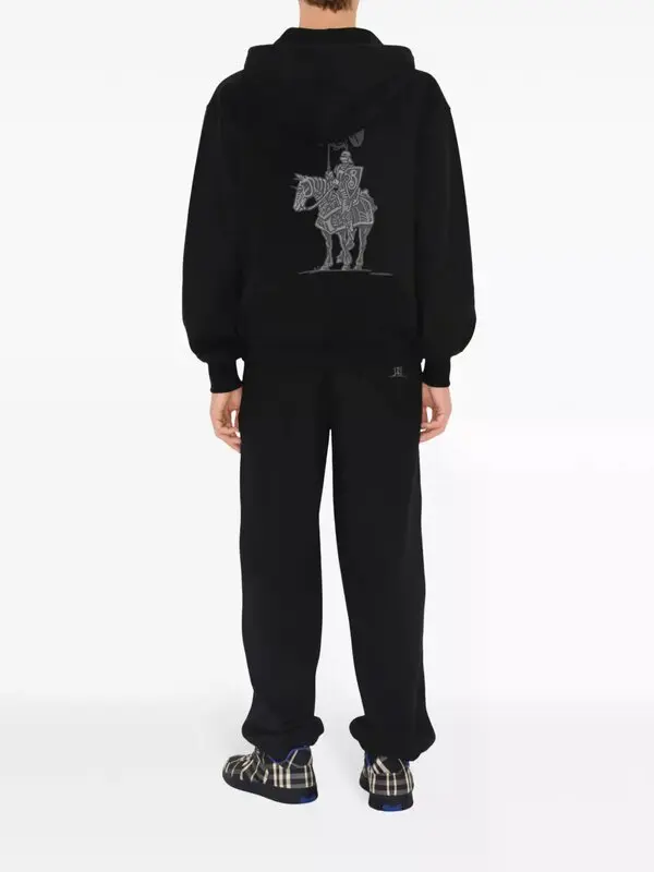 Burberry Equestrian Knight Cotton Hoodie