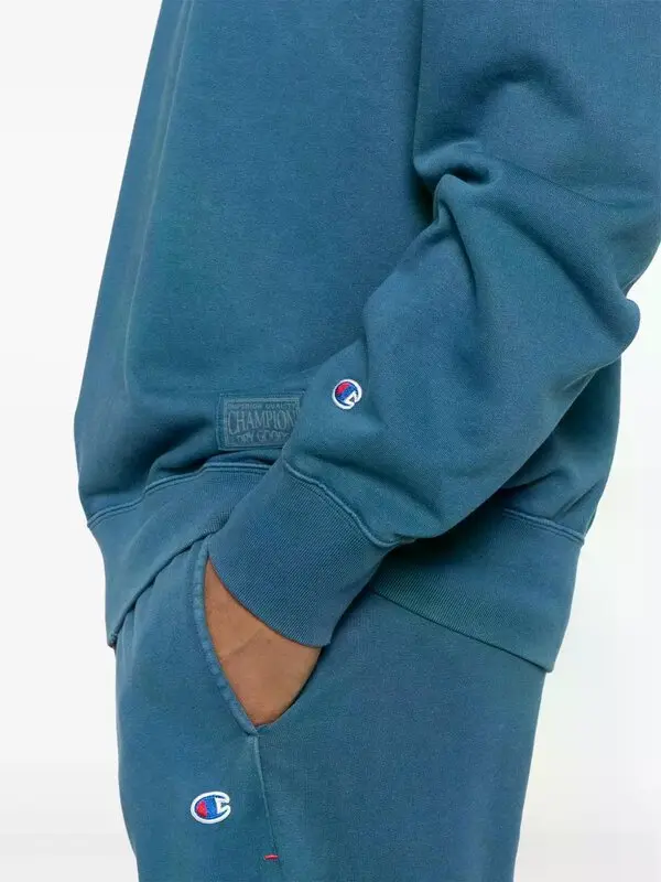 Champion Logo-patch Sweatshirt - Blue
