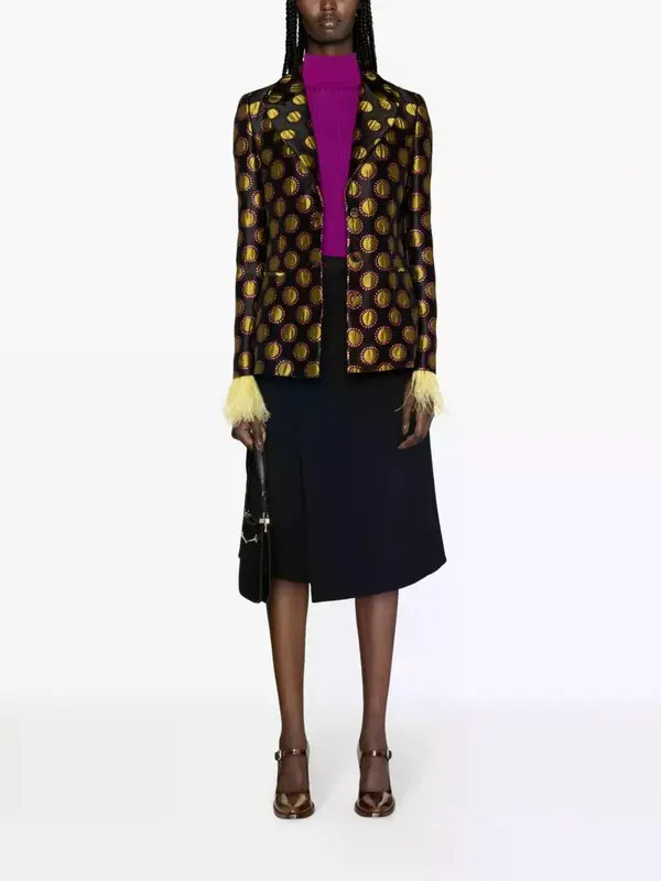La DoubleJ 24/7 Patterned Jacquard Jacket