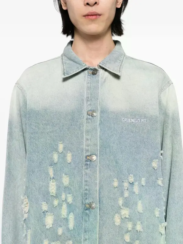 GROUND ZERO Logo-embroidered Jacket