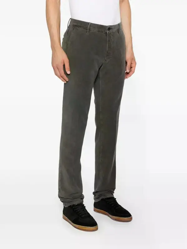 Incotex Slim-cut Chino Trousers - Grey