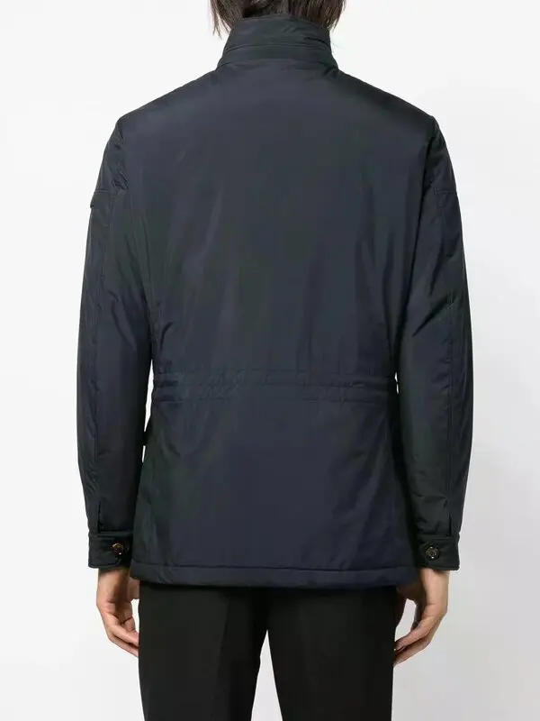 MOORER Button-fastening Long-sleeve Jacket