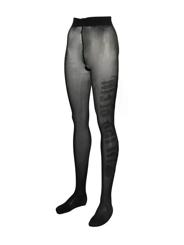 Philipp Plein Gem-embellished Tights