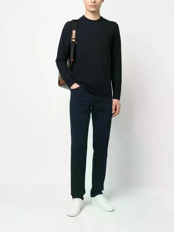 ZANONE Long-sleeved Cotton Sweatshirt