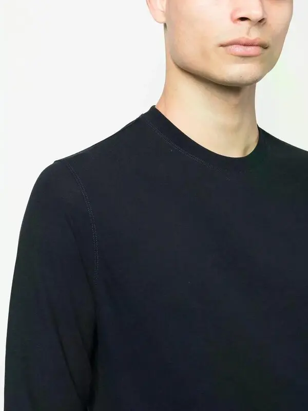 ZANONE Long-sleeved Cotton Sweatshirt