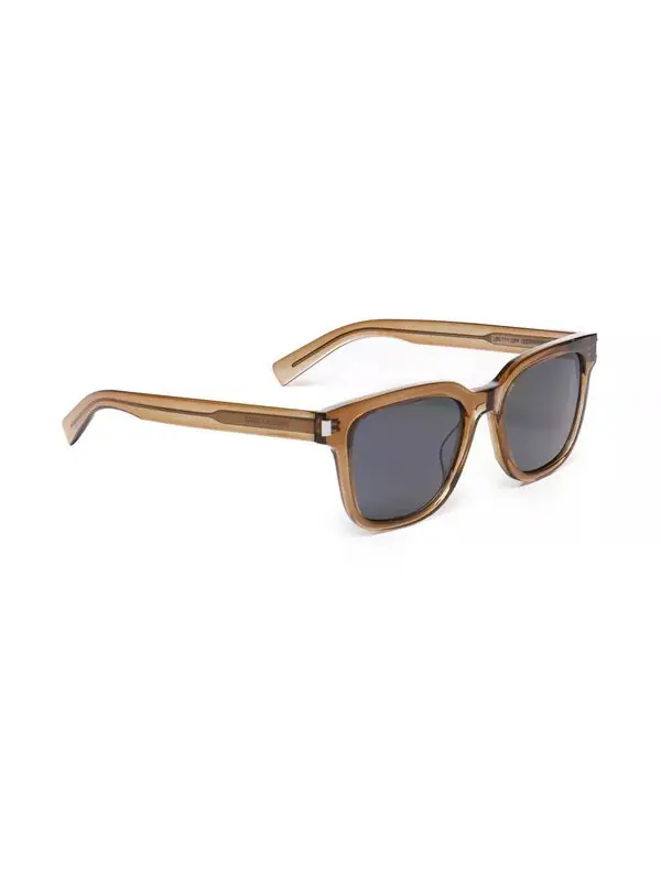 Saint Laurent Square-frame Sunglasses - Brown