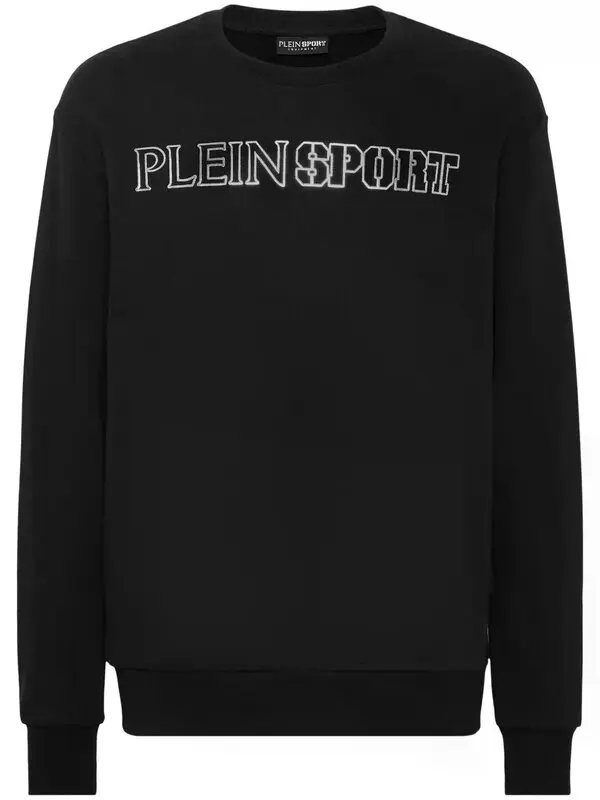 PLEIN SPORT Tiger Logo-print Sweatshirt - Black