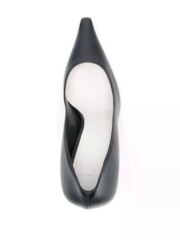 LANVIN Metallic-heel Pointed-toe Pumps