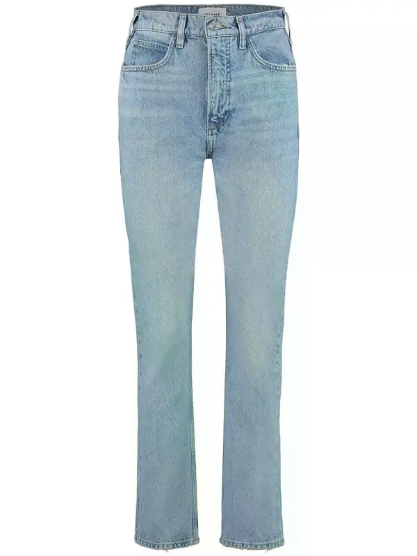 FRAME Cotton Straight-leg Jeans