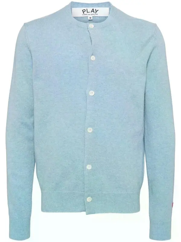 Play Comme Des Garcon Wool Cardigan