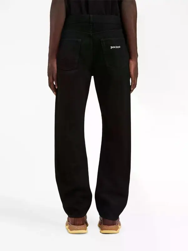 Palm Angels Logo-embroidered Denim Jeans