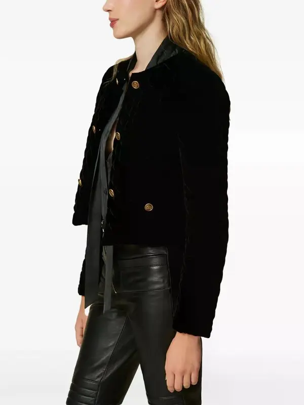 TWINSET Velvet Cropped Jacket
