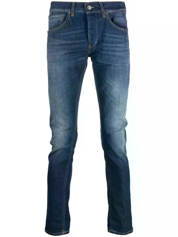 DONDUP Mid-rise Straight-leg Jeans