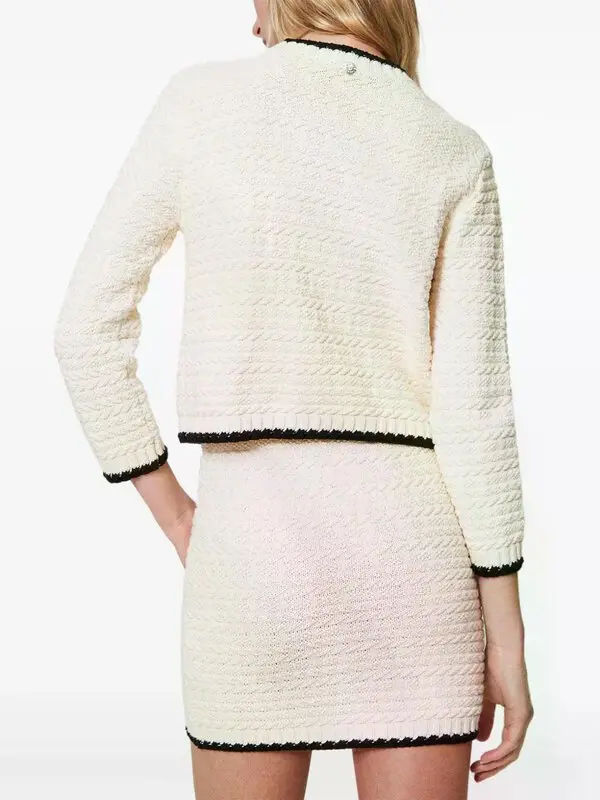 TWINSET Jacquard Knitted Skirt