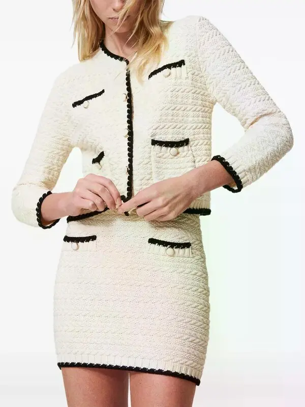 TWINSET Jacquard Knitted Skirt