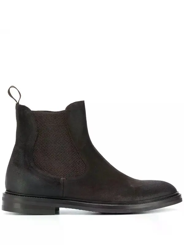 SCAROSSO Hunter Chelsea Boots - Brown
