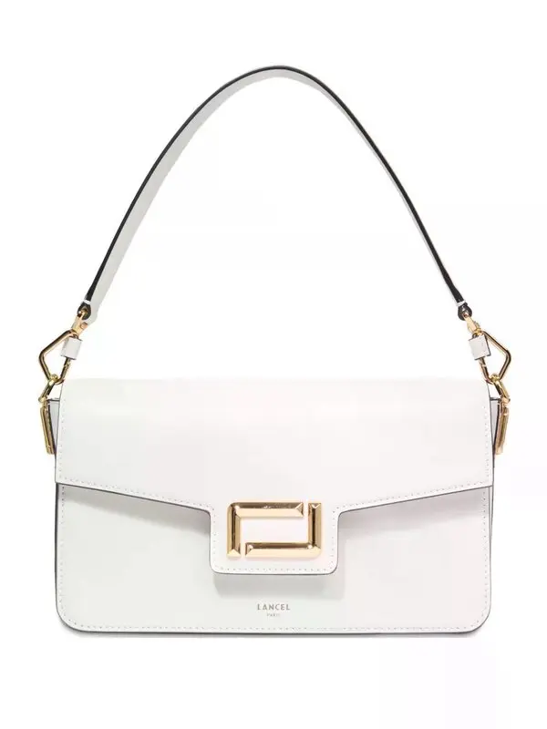 LANCEL Angele Flap Shoulder Bag - White
