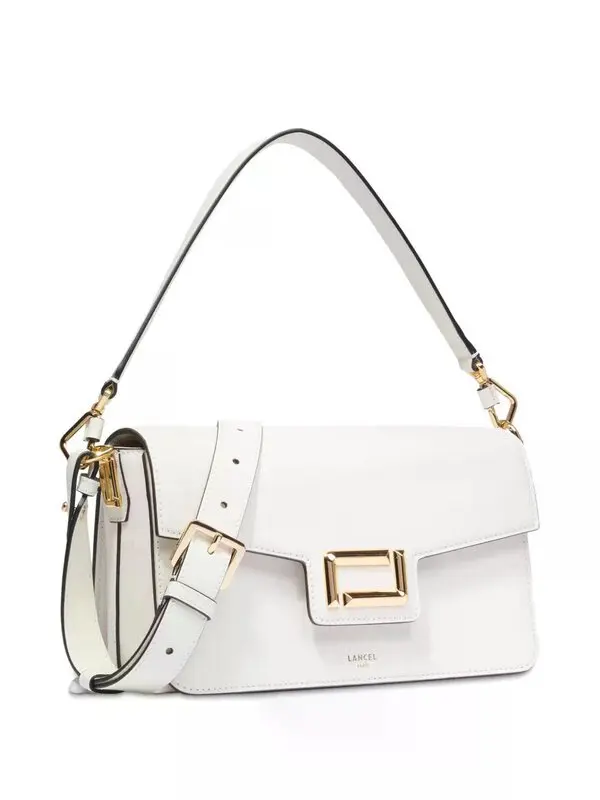 LANCEL Angele Flap Shoulder Bag - White