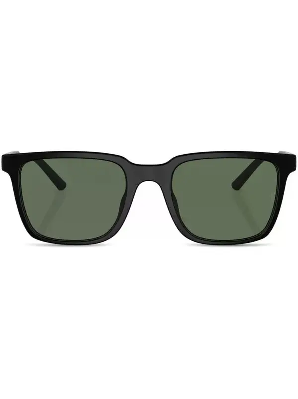 Oliver Spencer Square-frame Sunglasses - Black