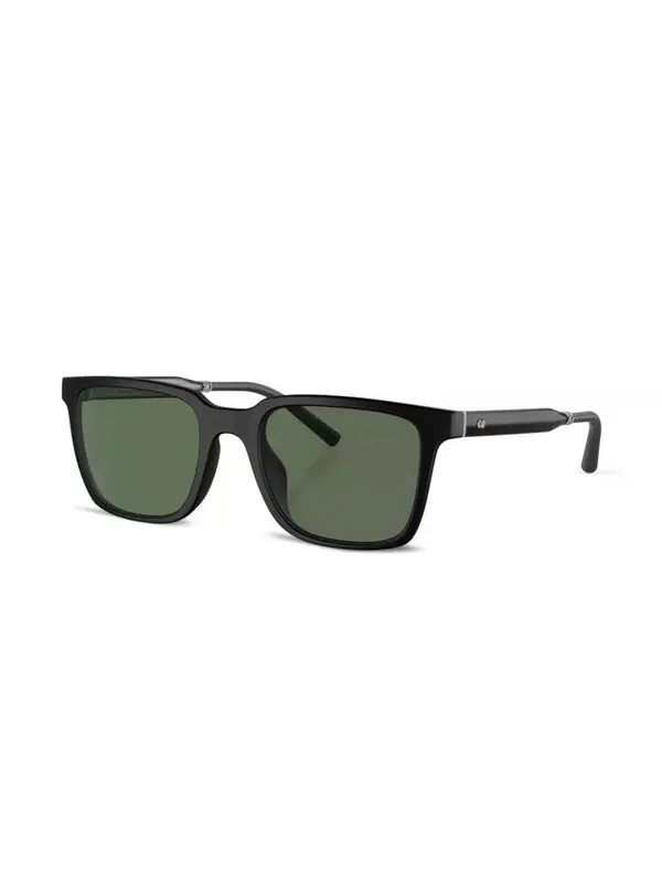 Oliver Spencer Square-frame Sunglasses - Black