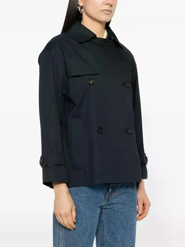 Max Mara Zeno Pea Coat - Blue