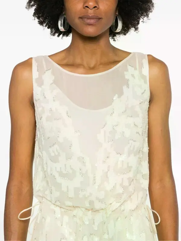 Max Mara Sequin-embellished Maxi Dress