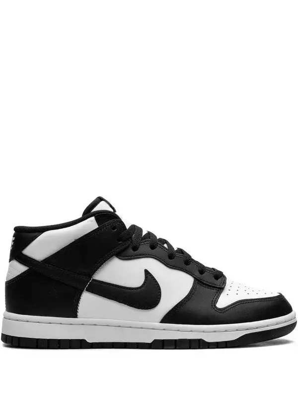 Nike Dunk Mid Panda Sneakers - White