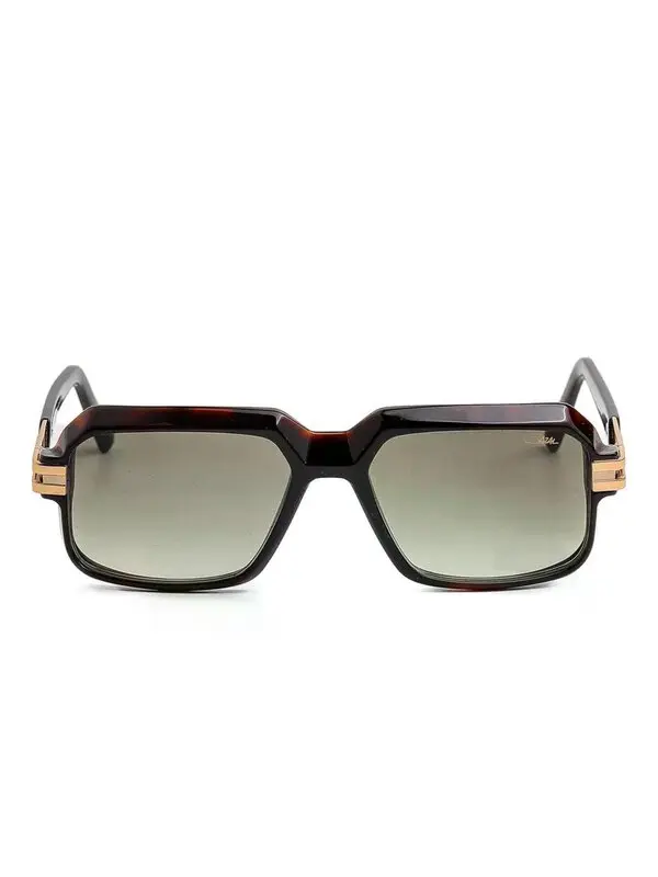 Cazal Square Frame Sunglasses - Brown