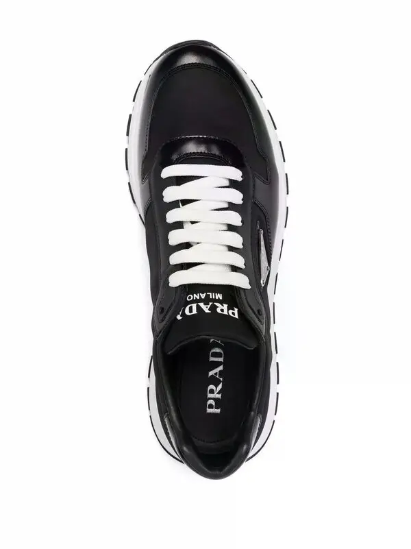 Prada Re-nylon Triangle-logo Low-top Sneakers