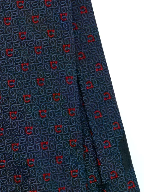 FERRAGAMO Gancini Jacquard Tie