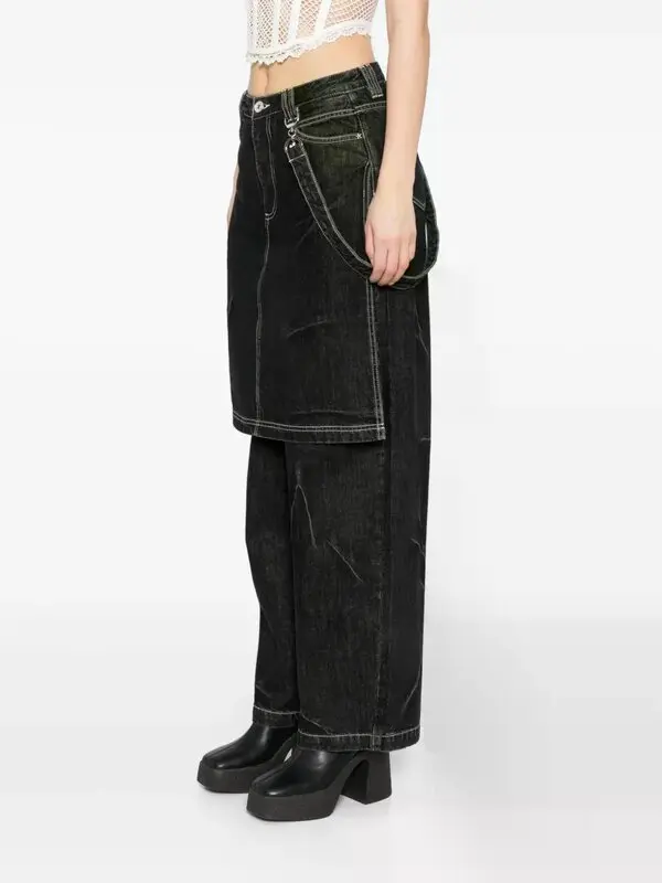 A BATHING APE Layered Jeans