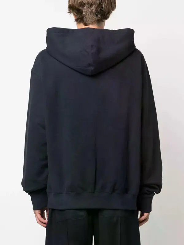 JIL SANDER Logo-patch Zip-up Hoodie