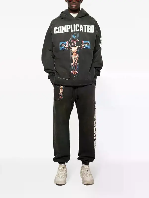 SAINT MXXXXXX Complicated Cotton Track Pants
