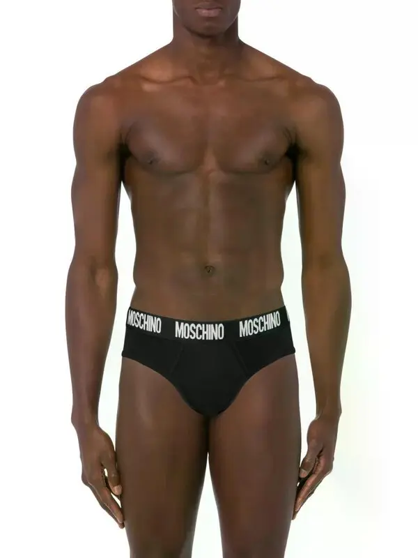 Moschino Logo-waistband Briefs