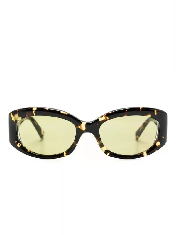 Christopher Esber Davies Oval-frame Sunglasses