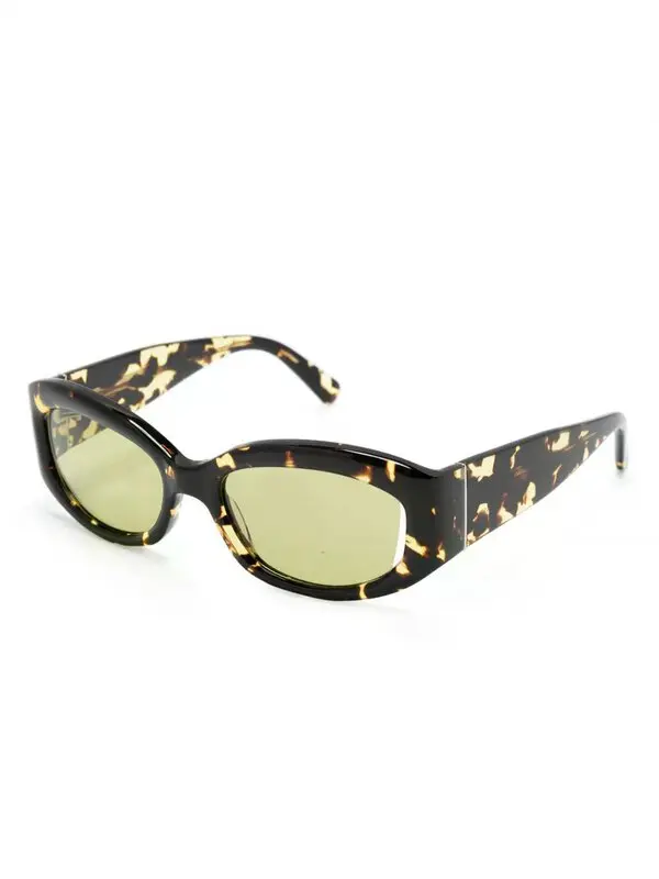 Christopher Esber Davies Oval-frame Sunglasses