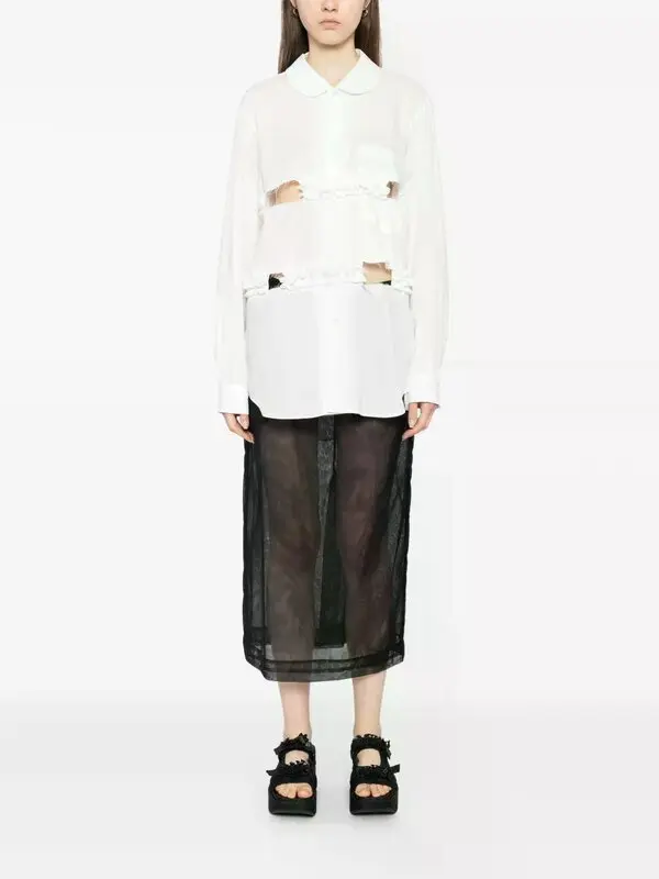 Comme Des Garçons Ruffle Detail Shirt