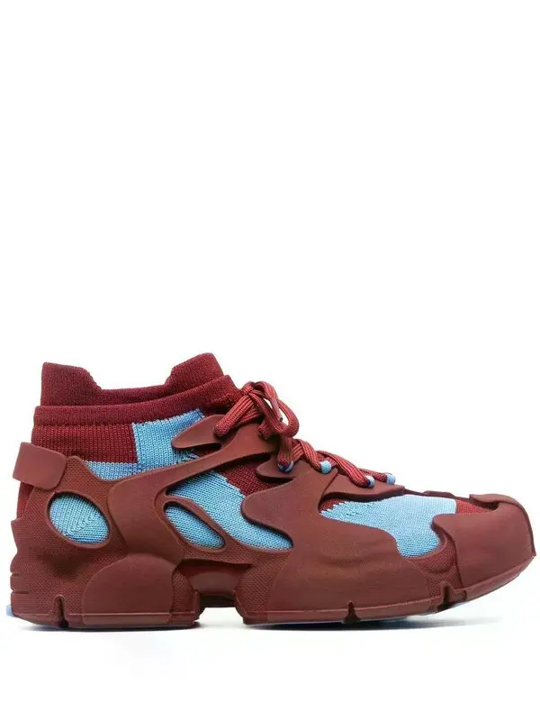 Camper Panelled Sneakers - Red