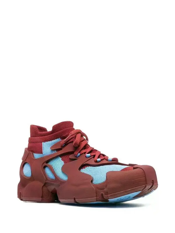 Camper Panelled Sneakers - Red