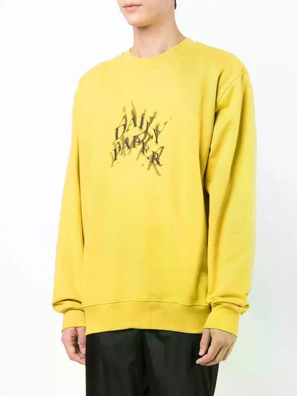 DAILY PAPER Logo-print Cotton Sweatshirt