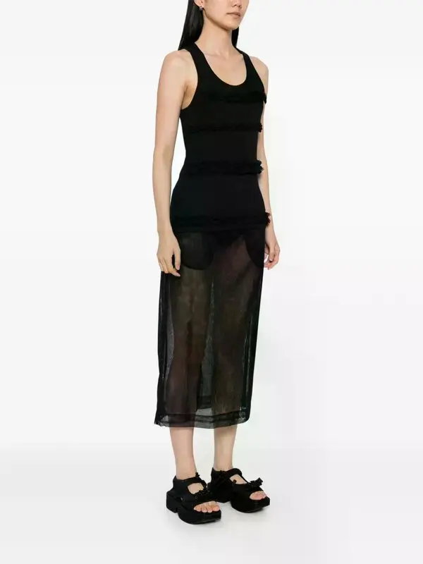 Simone Rocha Ruffled Frilled Tank Top
