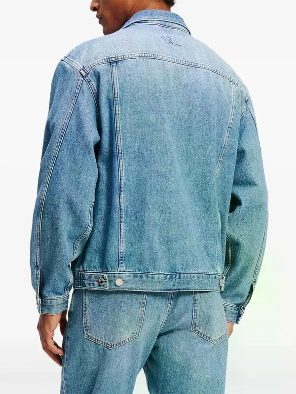 Karl Lagerfeld Logo-print Denim Jacket