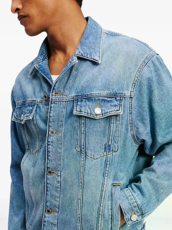 Karl Lagerfeld Logo-print Denim Jacket